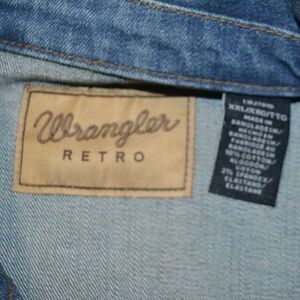 Wrangler | Jackets & Coats | Wrangler Retro Collegiate Embroidered ...